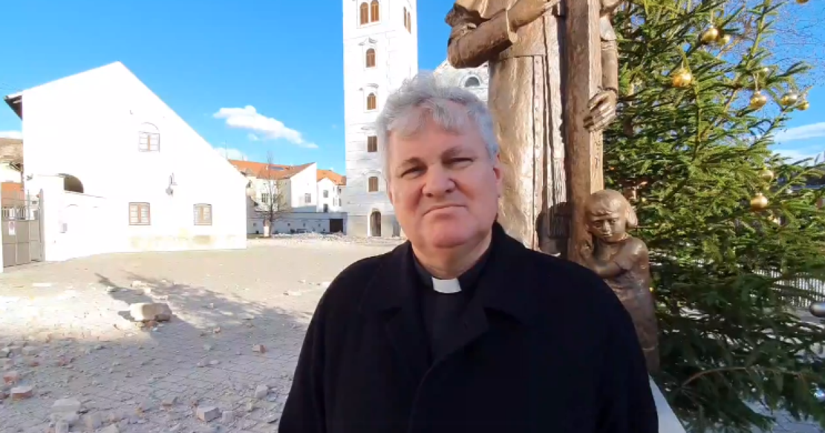 VIDEO Biskup Košić nakon potresa: Situacija nije dobra, ali vjerujemo ...