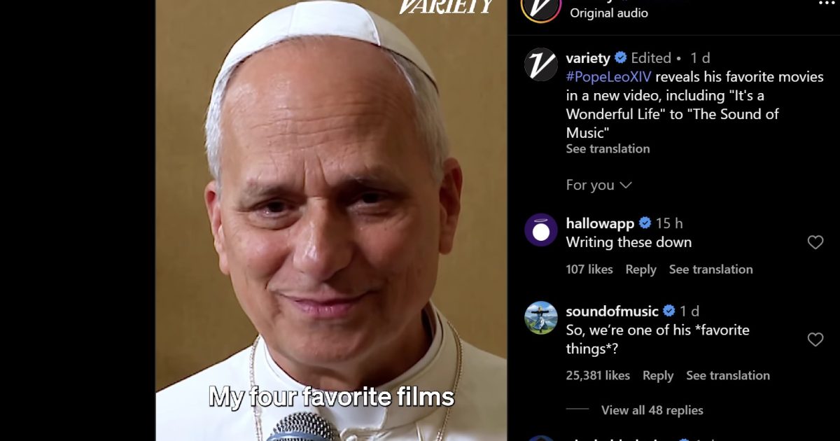VIDEO Papa otkrio svoja četiri omiljena filmska klasika: Koliko ste ih ...